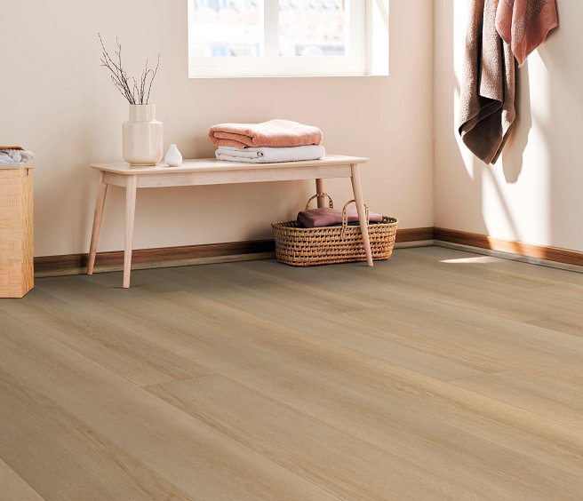 Coretec Plus XL Enhanced Golden Veil Oak - 9" | GreenFlooringSupply.com